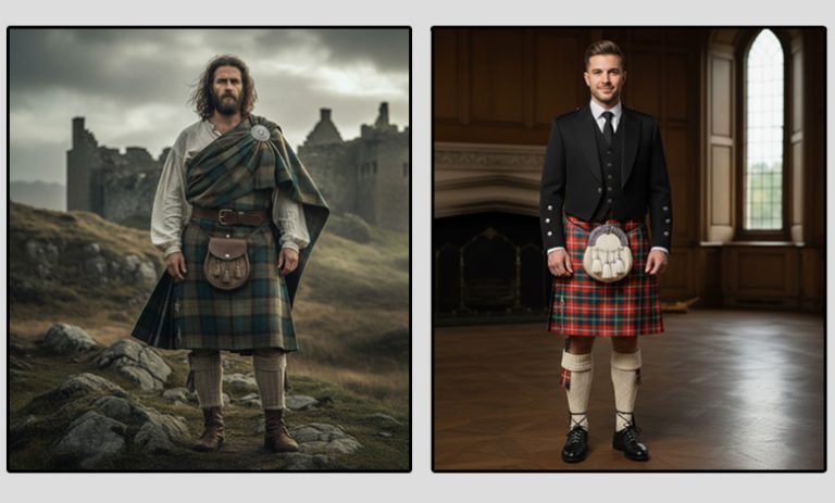 Traditional Tartan Kilt vs. Great Kilt: A Clash of Highland Heritage ...