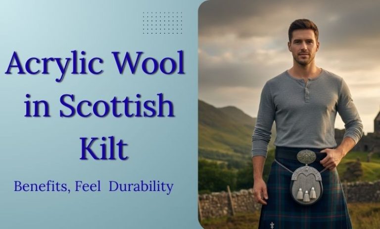 Acrylic Wool in Scottish Kilts: Benefits, Feel & Durability - Blog TUK